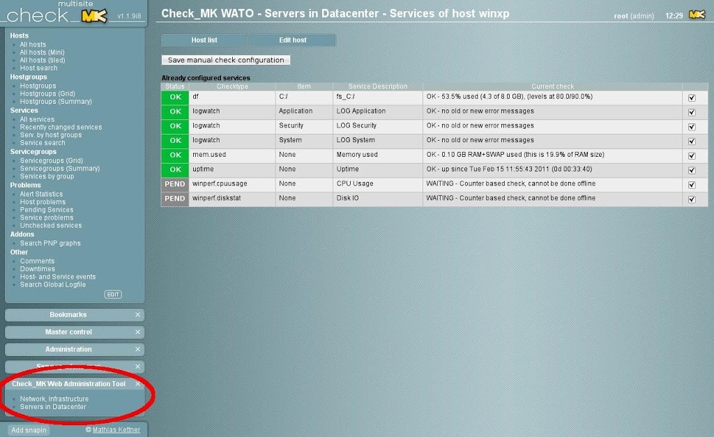 Check-MK und WATO – Mit voller Hose ist gut stinken…